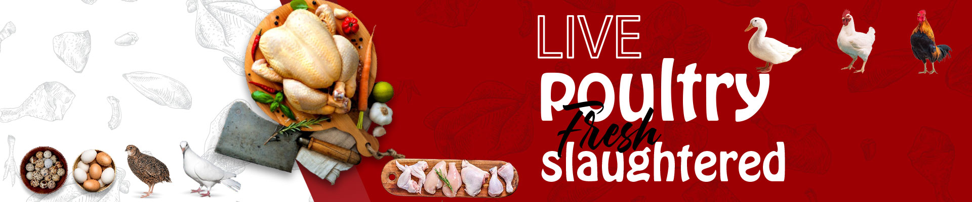 Fresh chicken shop In Doha, Fresh Poultry Products Qatar, Hanin Chicken